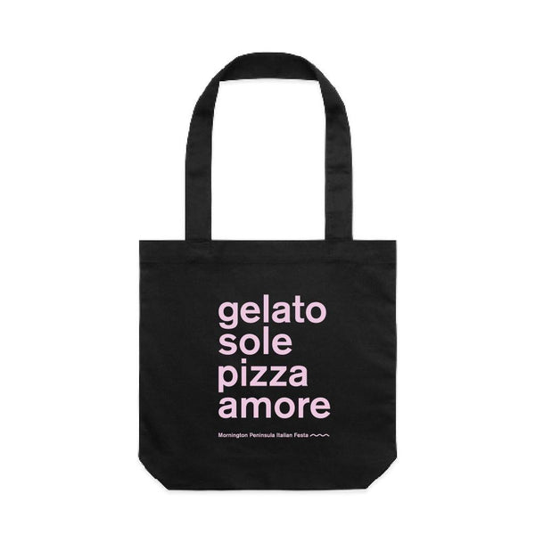 MPIF TOTE BAG - GELATO SOLE PIZZA AMORE – Forza Italia