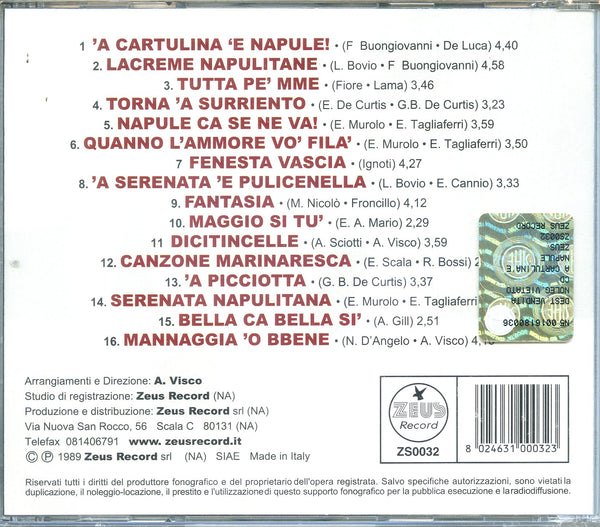 GIULIETTA SACCO - A CARTULINA E NAPULE – Forza Italia