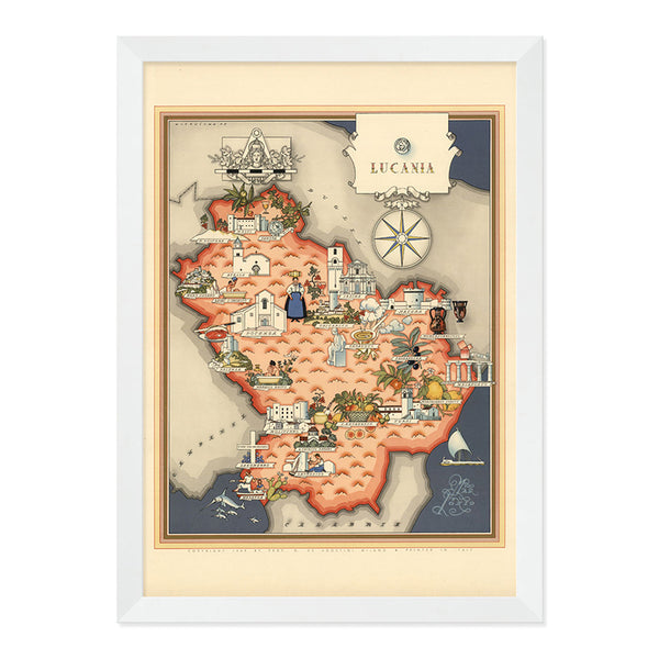 Lucania Map 1941 (Basilicata) – Forza Italia