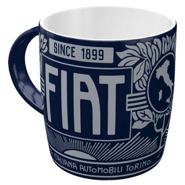 Mug: Fiat SINCE 1899 Logo Blue – Forza Italia